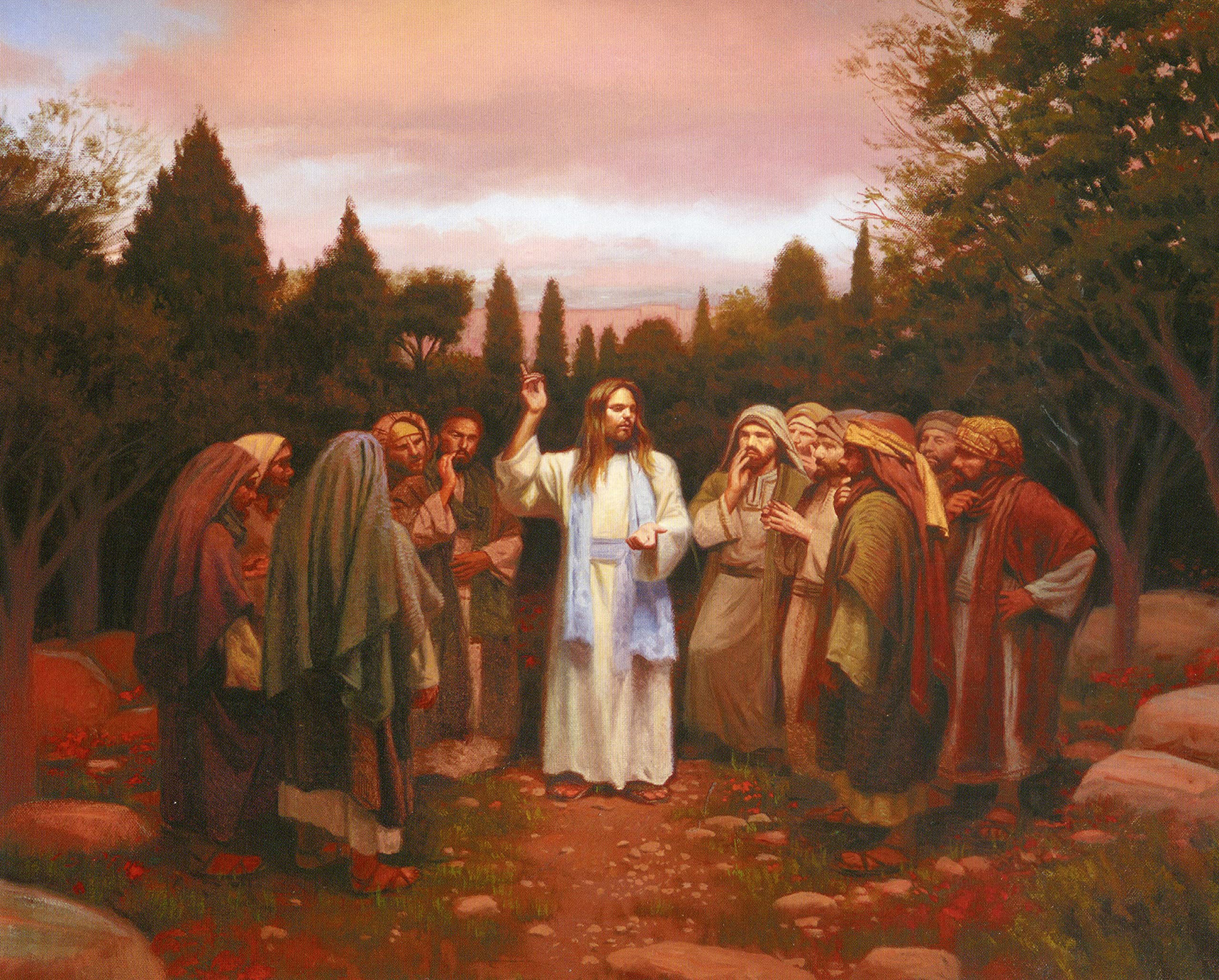 Catholic print picture - Jesus Gathers Disciples T - 8" x 10" ready to ...