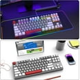 Ajazz AK873 Wired Hot Swappable Mechanical Keyboard, Coiled Cable, 22 ...