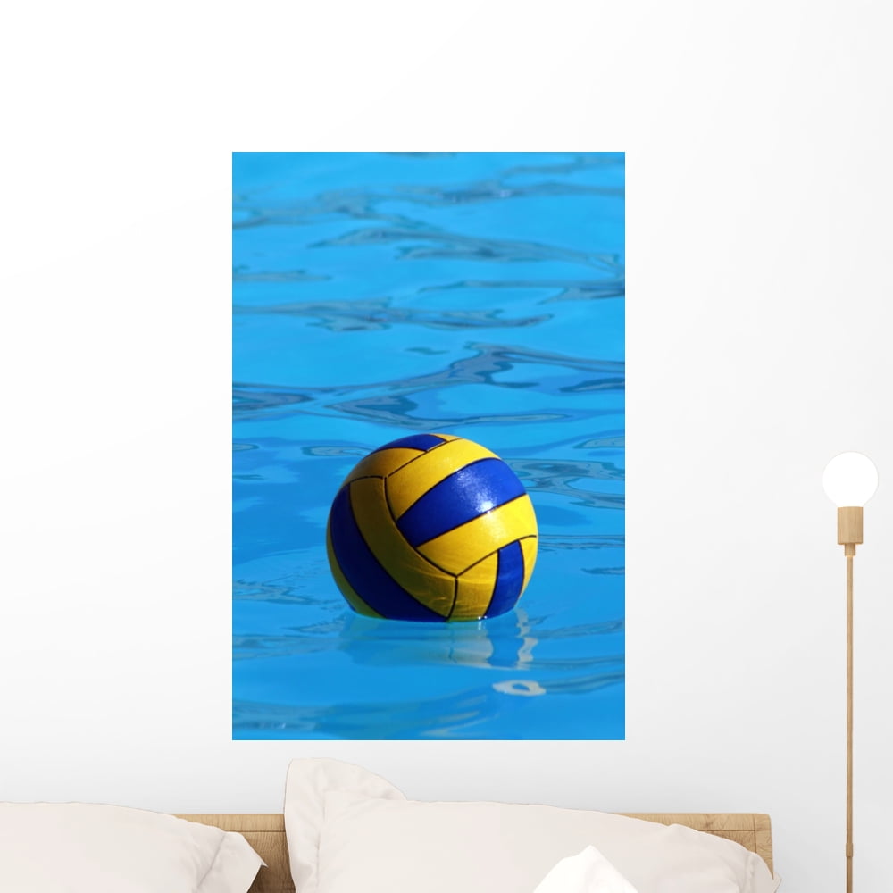 Water Polo Game Ball Wall Mural Decal Sticker, Wallmonkeys Peel & Stick ...
