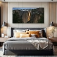 Canvas Wall Art yosemite firefall 2019 waterfall royalty free Wall ...