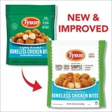 Tyson Simple Ingredient Boneless Chicken Bites, Fully Cooked Frozen ...