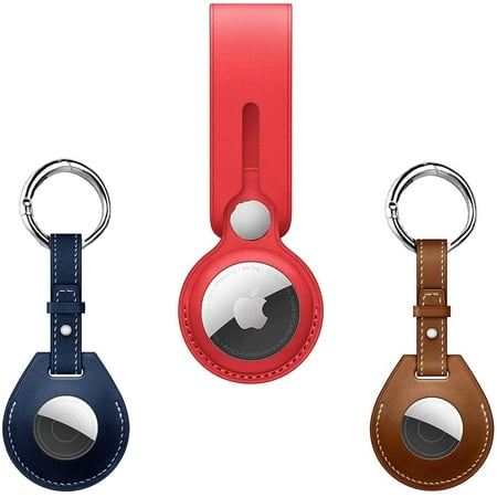 Leather Case for Apple AirTag Tracker, 4 Pack | Walmart Canada