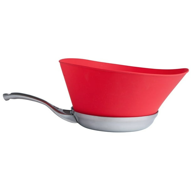 Frywall 8"" Silicone Splatter Guard - Red - Walmart.com - Walmart.com