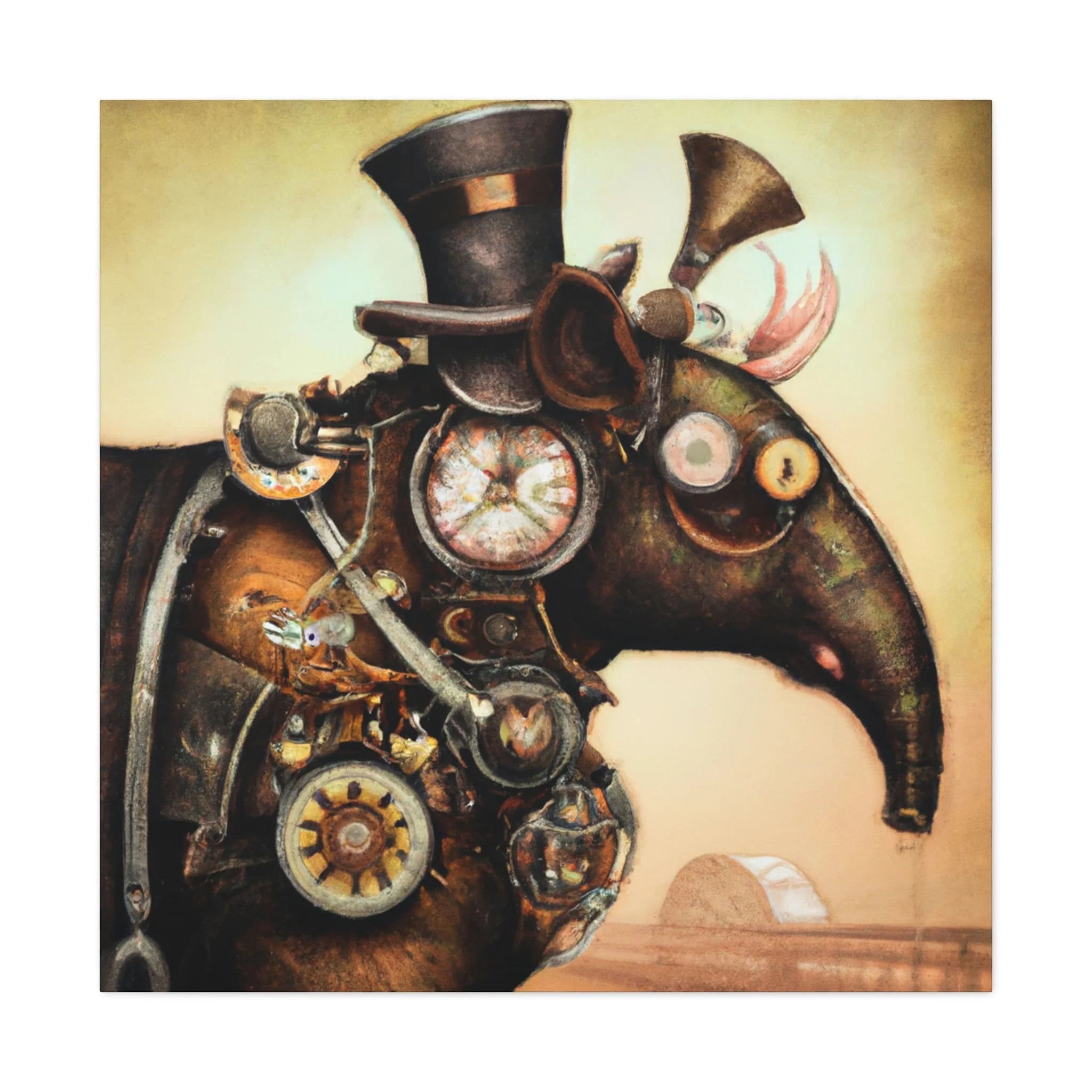 Malayan Tapir Obscurely - Canvas - Walmart.com