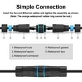 Dingsun Waterproof Rj45 Coupler Female To Female Waterproof Ethernet