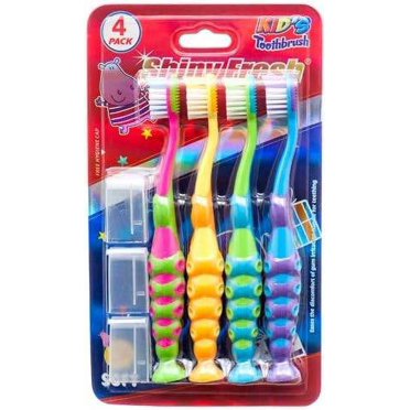 Dr. Fresh Children's Multi-Brush Small Toothbrushes, Extra Soft Bristle ...