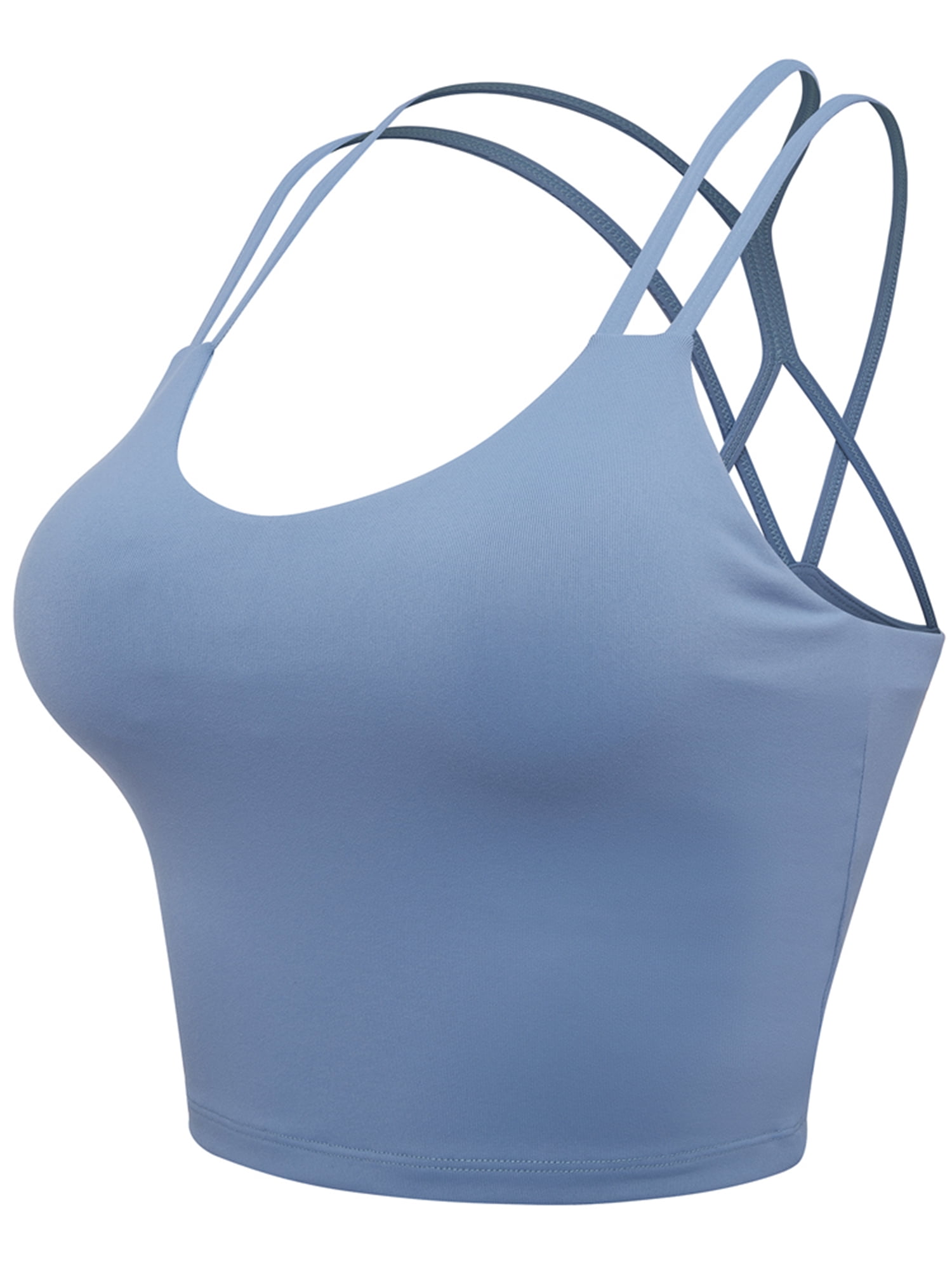 Tinglu Sling Tube Top Fitness Yoga Vest Pads Wrapped Chest Tank Tops ...