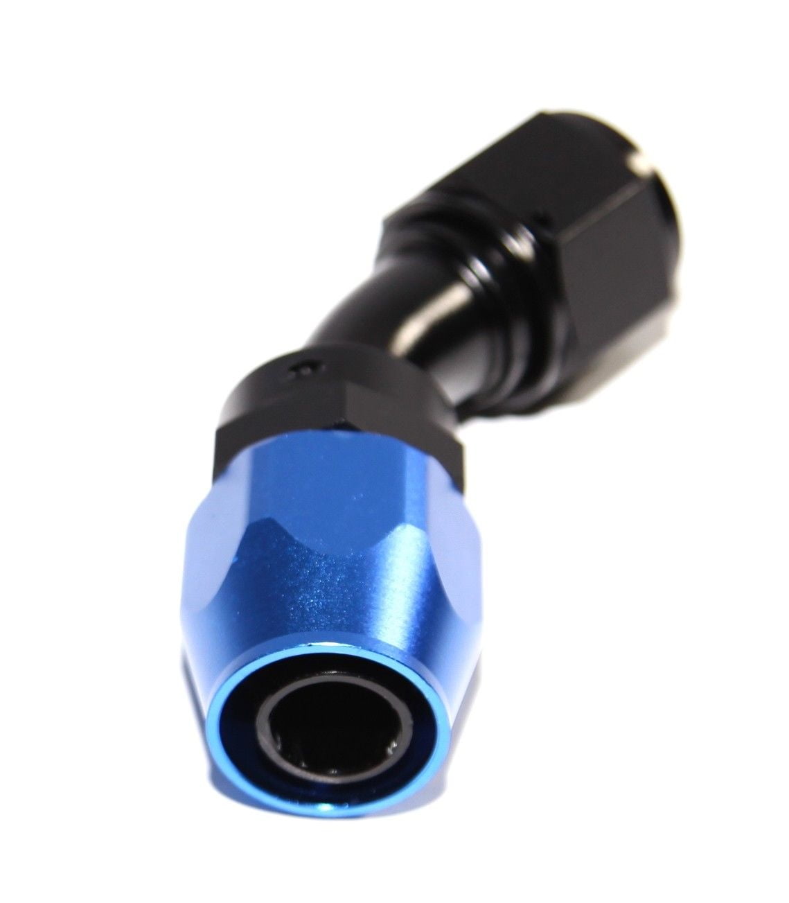10 Pieces Of BLACK/BLUE-12AN AN12 45 Degree Swivel Oil/Fuel/Gas Line ...