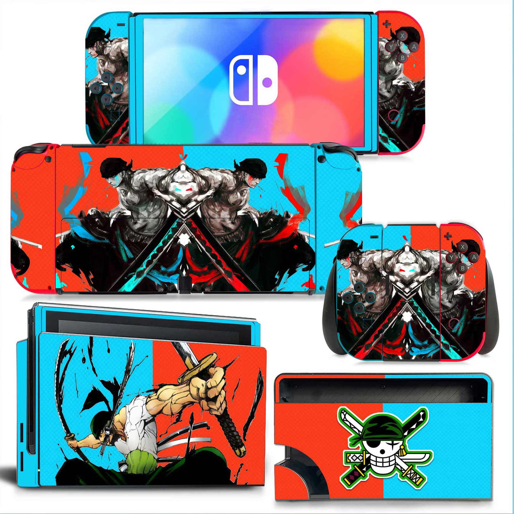 Anime Naruto Dragon Ball Goku Luffy Skin Cover Sticker Decal for ...