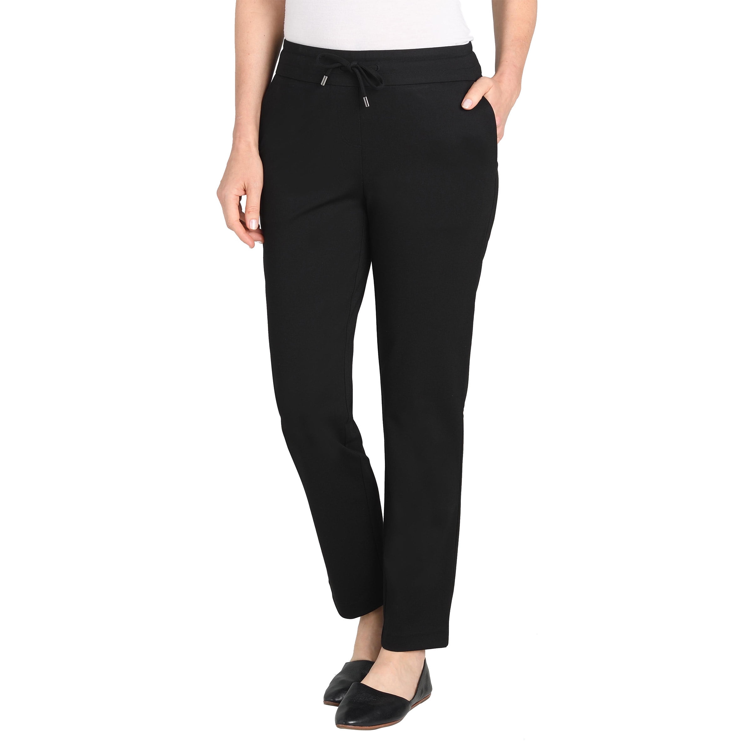 Dalia Womens Pull-On Pants with Drawstring - Walmart.com