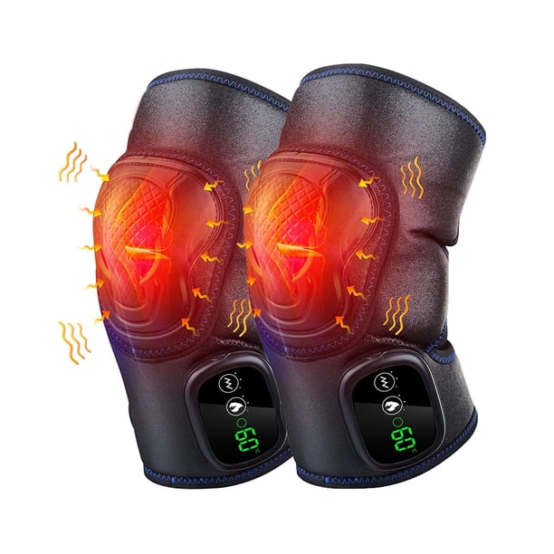 Electric Heating Knee Massager Leg Joint Vibration Therapy Elbow ...