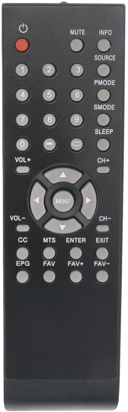 New Replaced Remote Control for Proscan Curtis TV PLDED4016A PLED4011A ...
