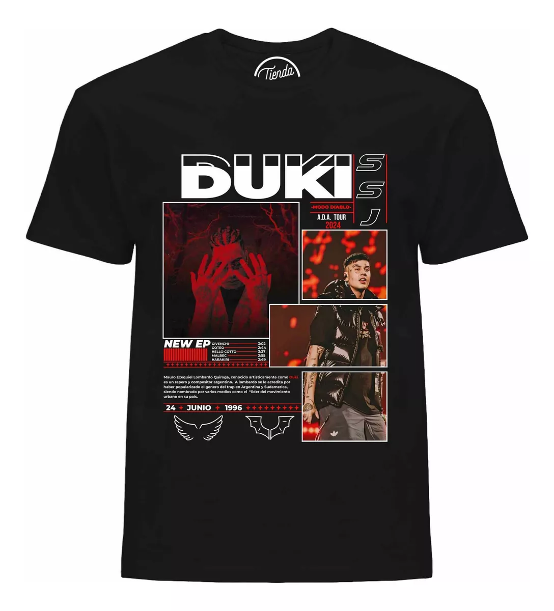 Playera Duki T-shirt | Walmart en línea