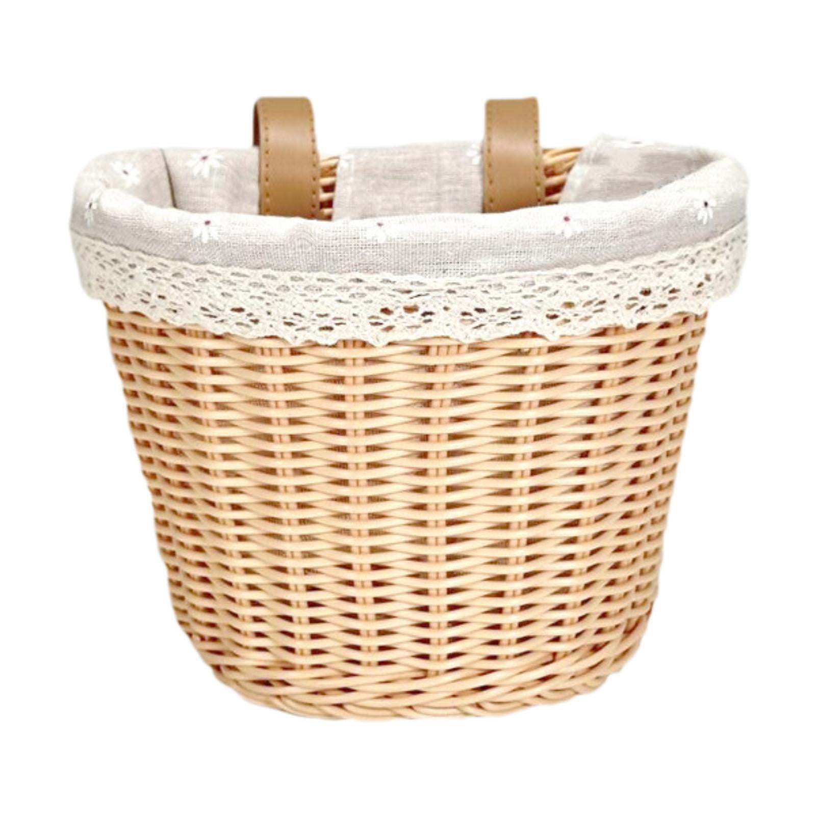 Click here for Siruishop Children Bike Basket Woven Handlebar Wit... prices