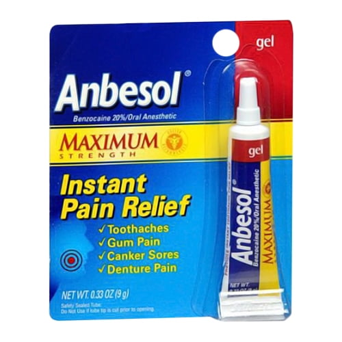 Blue Gel Anesthetic