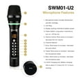 Sound Town 100-Channel UHF Wireless Microphone System, Portable ...