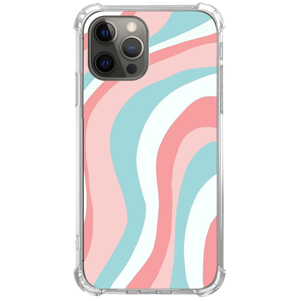 Pastel Color Flow Case for iPhone 14 Pro Max,Aesthetic Art Design TPU ...