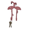 Pack Of 2 Tropical Paradise Pink Flamingo Birds 2 Pegs Double Wall Hook ...