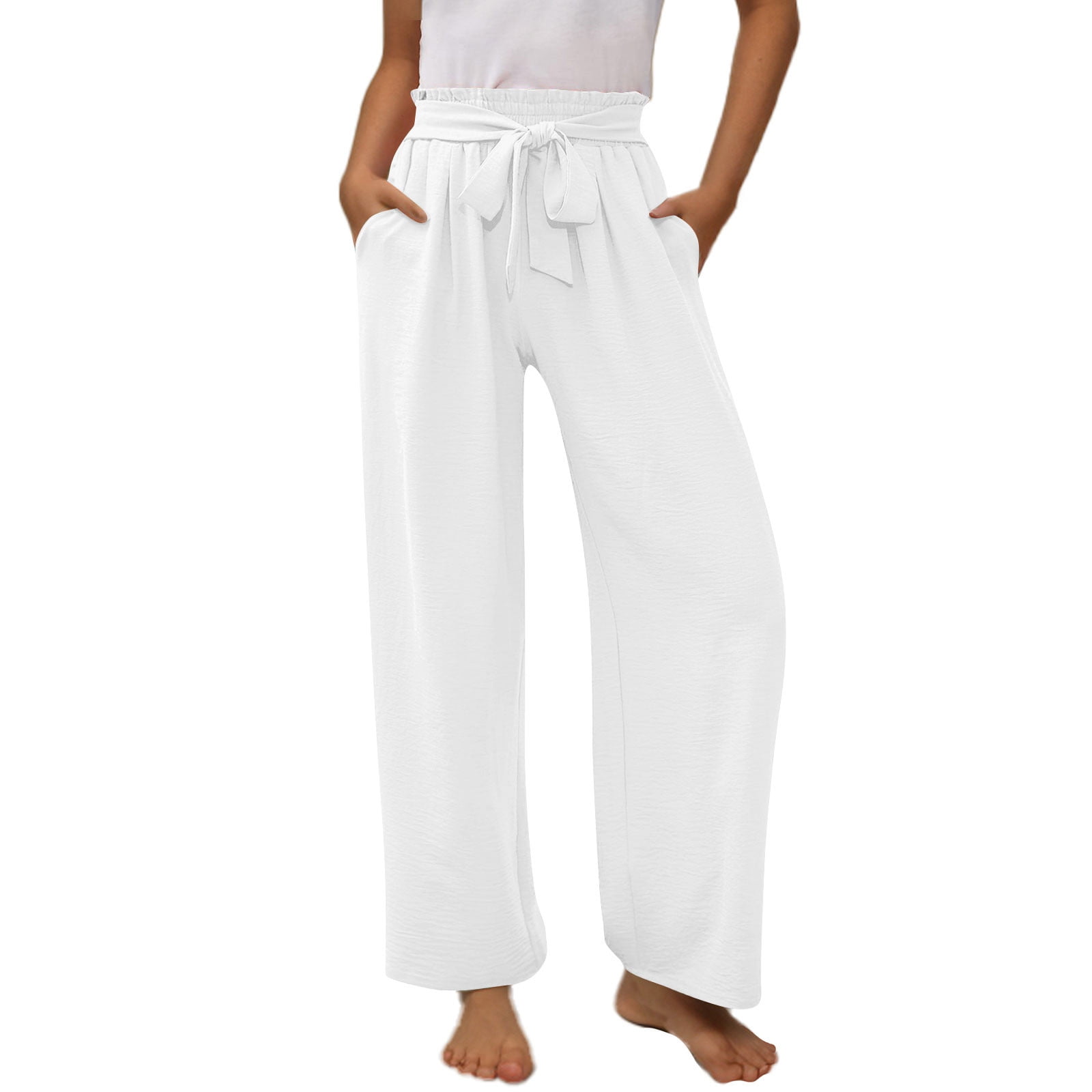 Click here for Zacpncv Girls Wide Leg Pants Casual Flowy Elastic... prices