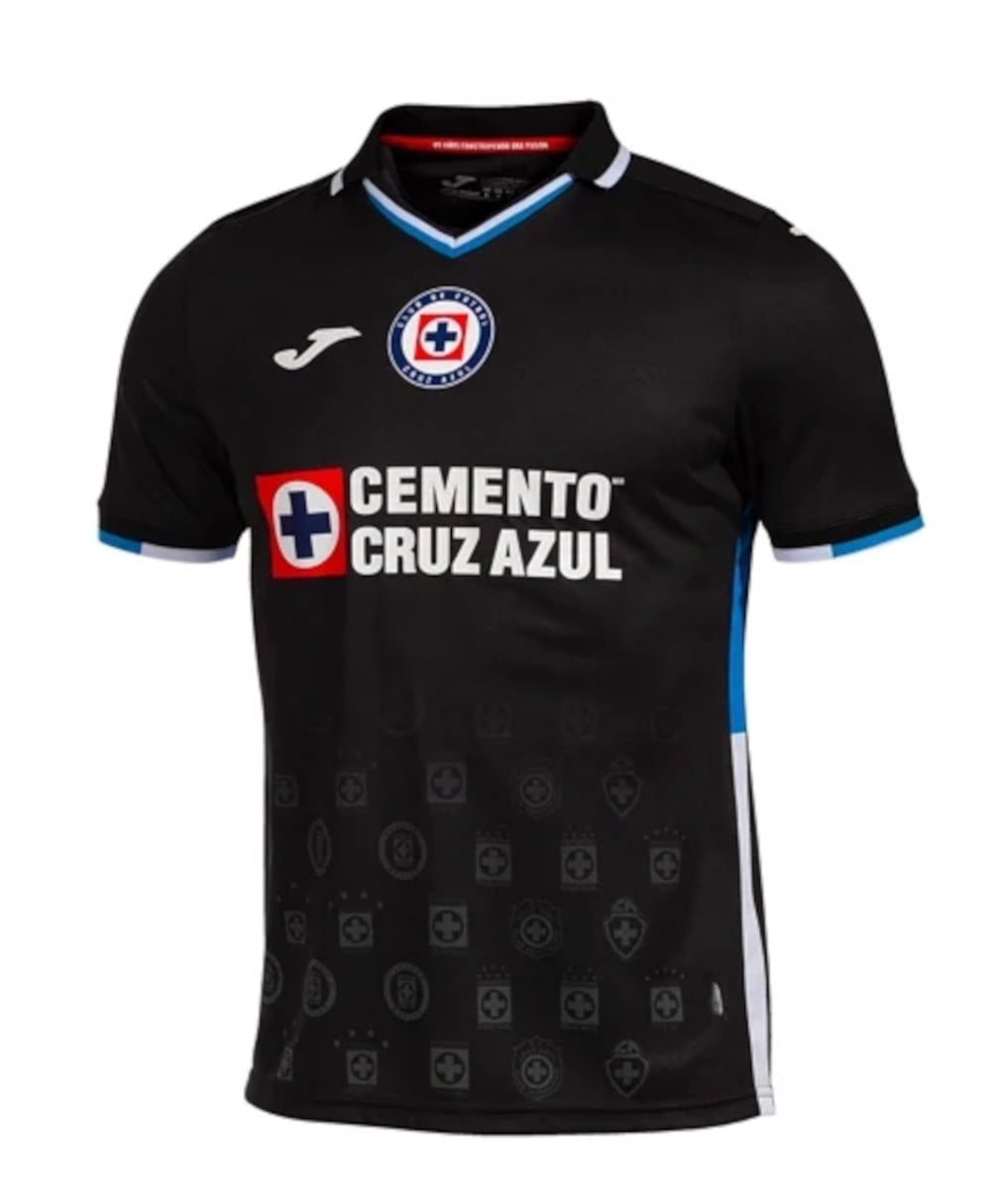 Jersey Joma Cruz Azul Hombre Tercera Negro 22/23 Joma Gala/Futbol ...