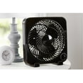 Mainstays 9 inch Personal Box Fan- Black - Walmart.com