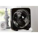 Mainstays 9 inch Personal Box Fan- Black - Walmart.com