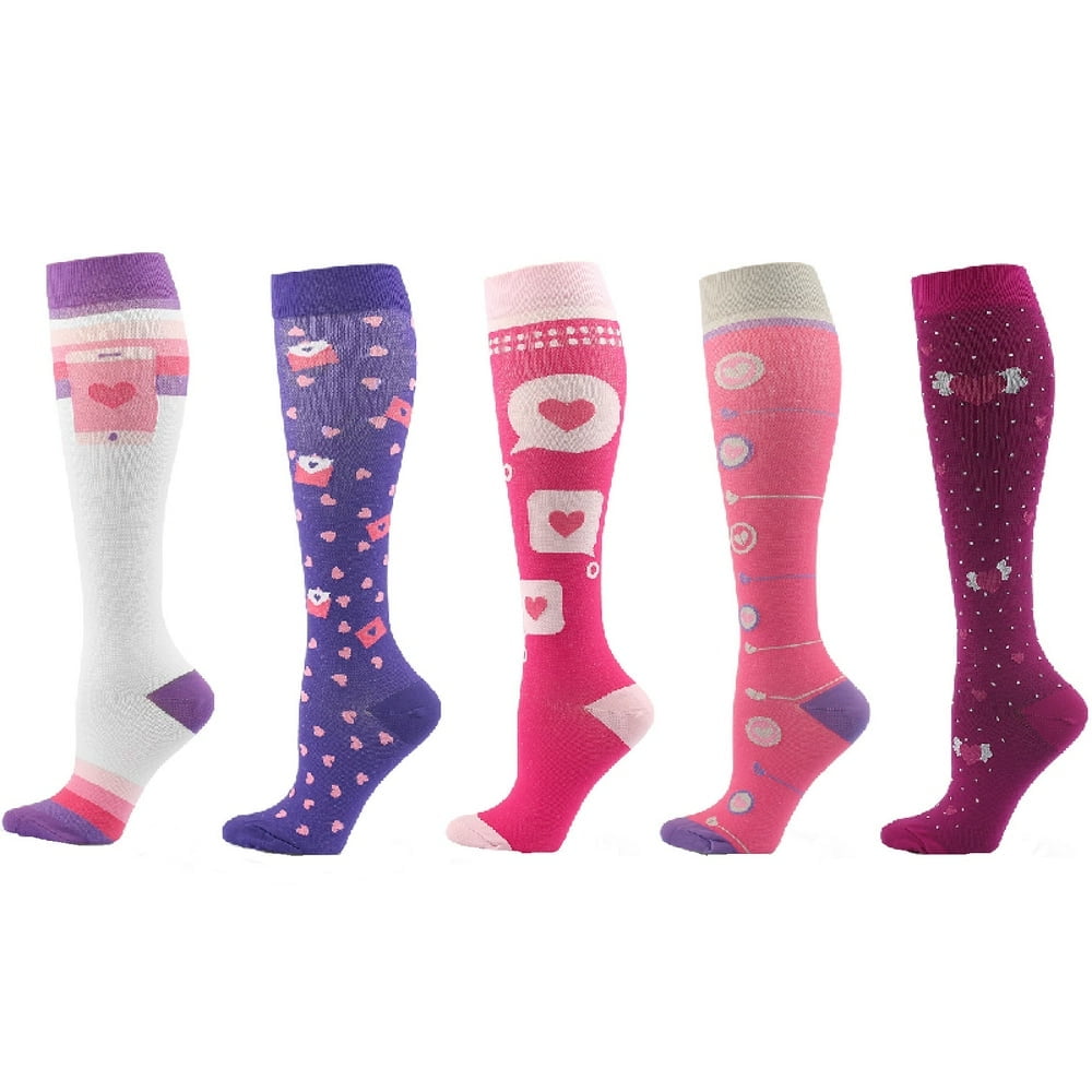 Click here for Snnroo 5 Pairs Compression Socks For Women & Men 2... prices