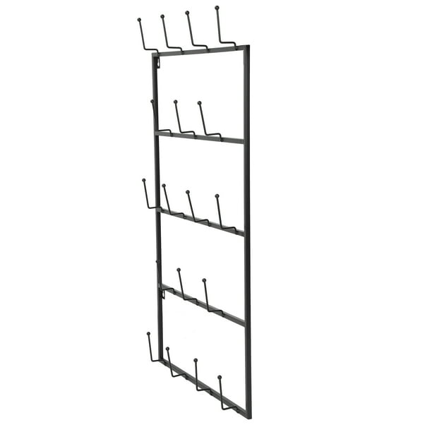 Cup Rack, Wrought Iron Tea Cup Rack Wall Mounted Coffee Mug Storage ...