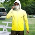 CONZONE Men's Sun Protection Jacket Breathable Cooling Hoodies With ...