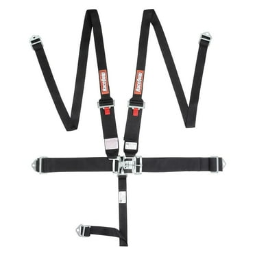 Speedway Motors Black 5-Point Racing Harness with Cam Lock, Pull-Down ...