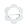 Melannco 15-inch Decorative White Wood Flower Shelf, 1 Each - Walmart.com