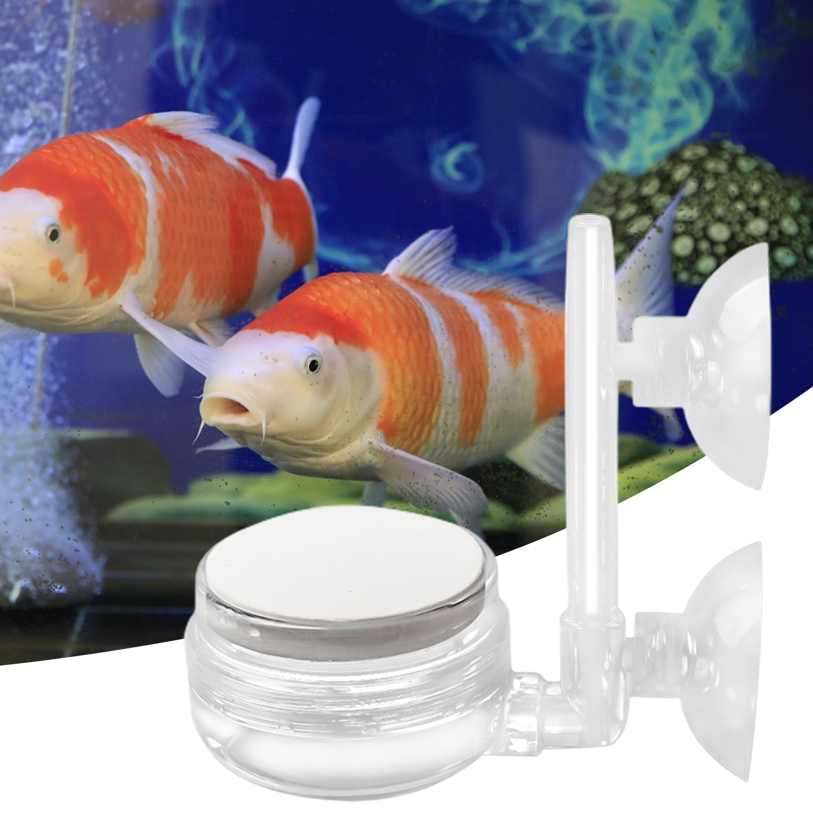 Bobasndm Aquarium Air Stone Kit for Aquarium Fish Tanks with Control ...