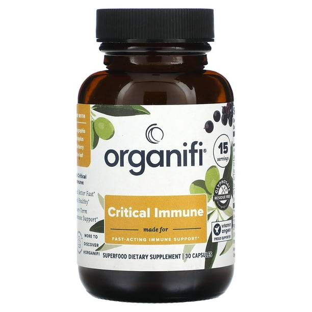 Suplemento Organifi Critical Immune Superfood 30 cápsulas | Walmart en ...