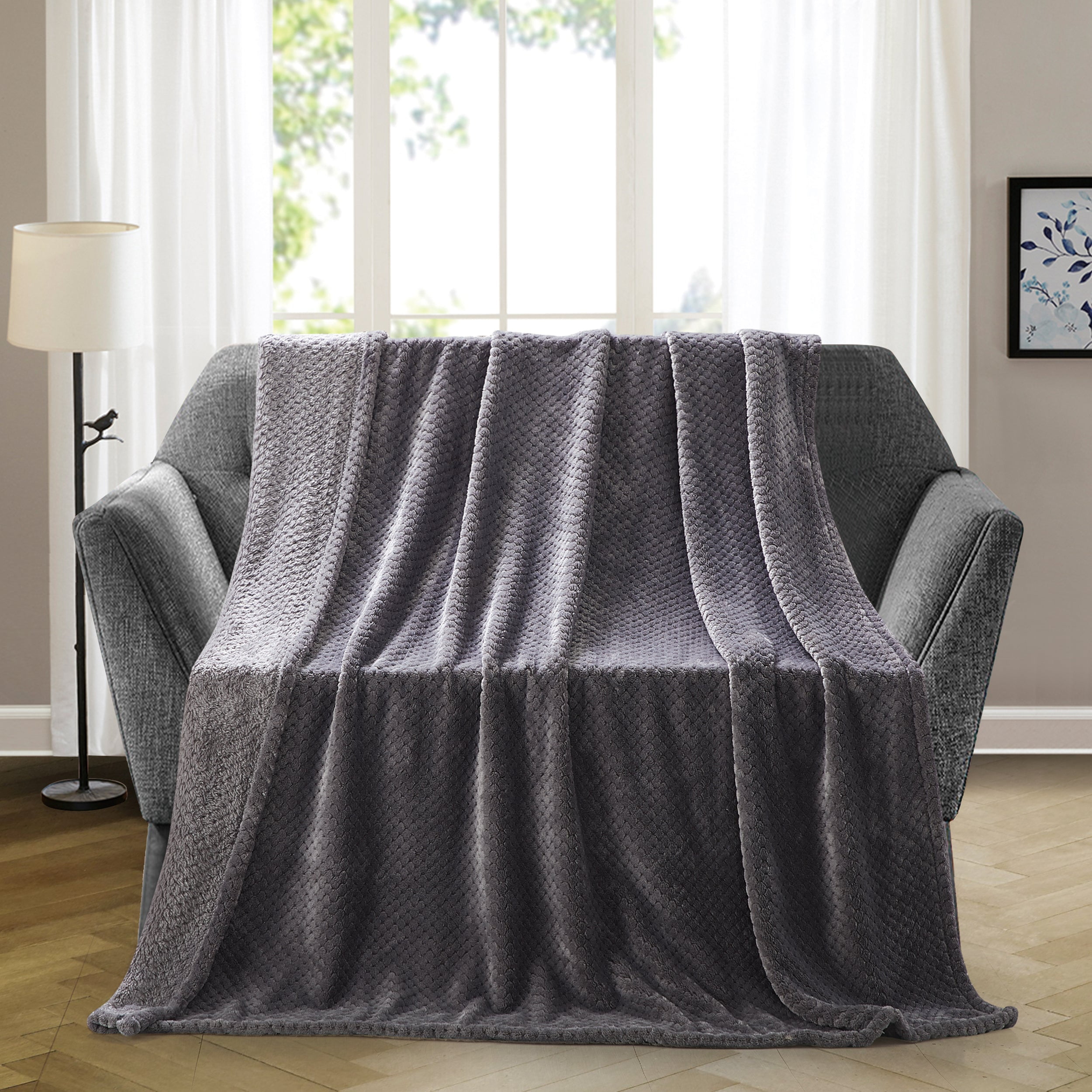 Thesis Home Oversized Textured Throw - Walmart.com