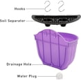 6 Pack Wall Planter Hanging Flower Pot, Window Hang Indoor Outdoor ...