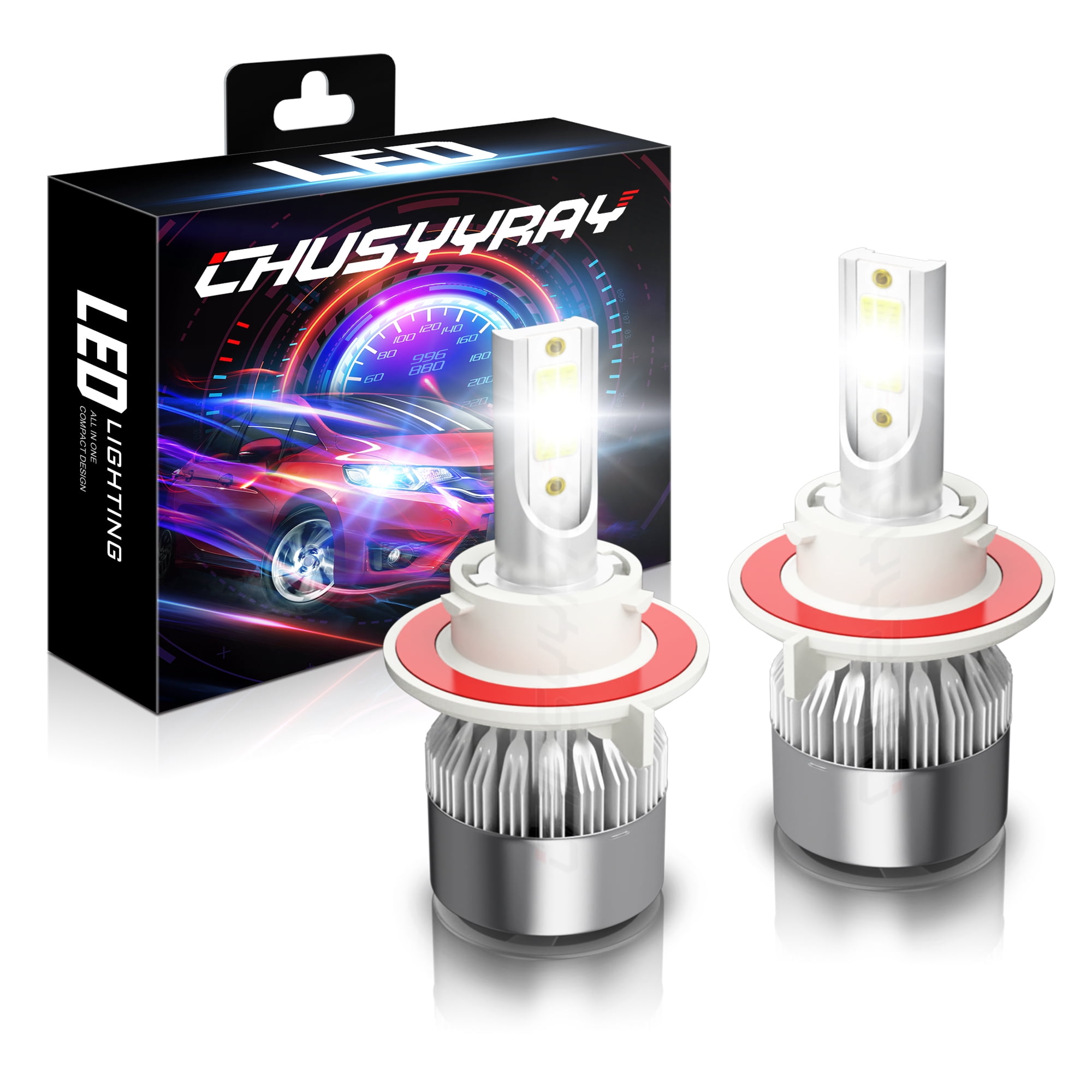 Fit for Mitsubishi Raider 2006-09 9008 H13 LED Headlight Bulb High and ...
