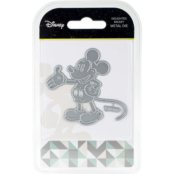Disney Mickey & Minnie Mouse Die Set-Delighted Mickey - Walmart.com
