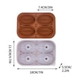 Taicans Silicone Ice Ball Maker – Easy Release Reusable Round Ice Mold ...