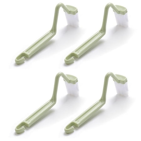 Curved Toilet Brush V Type Plastic Toilet Corner Rim Cleaning Brush ...