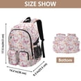 ALAZA Butterfly Print Student Backpack School Bookbag Large Laptop ...