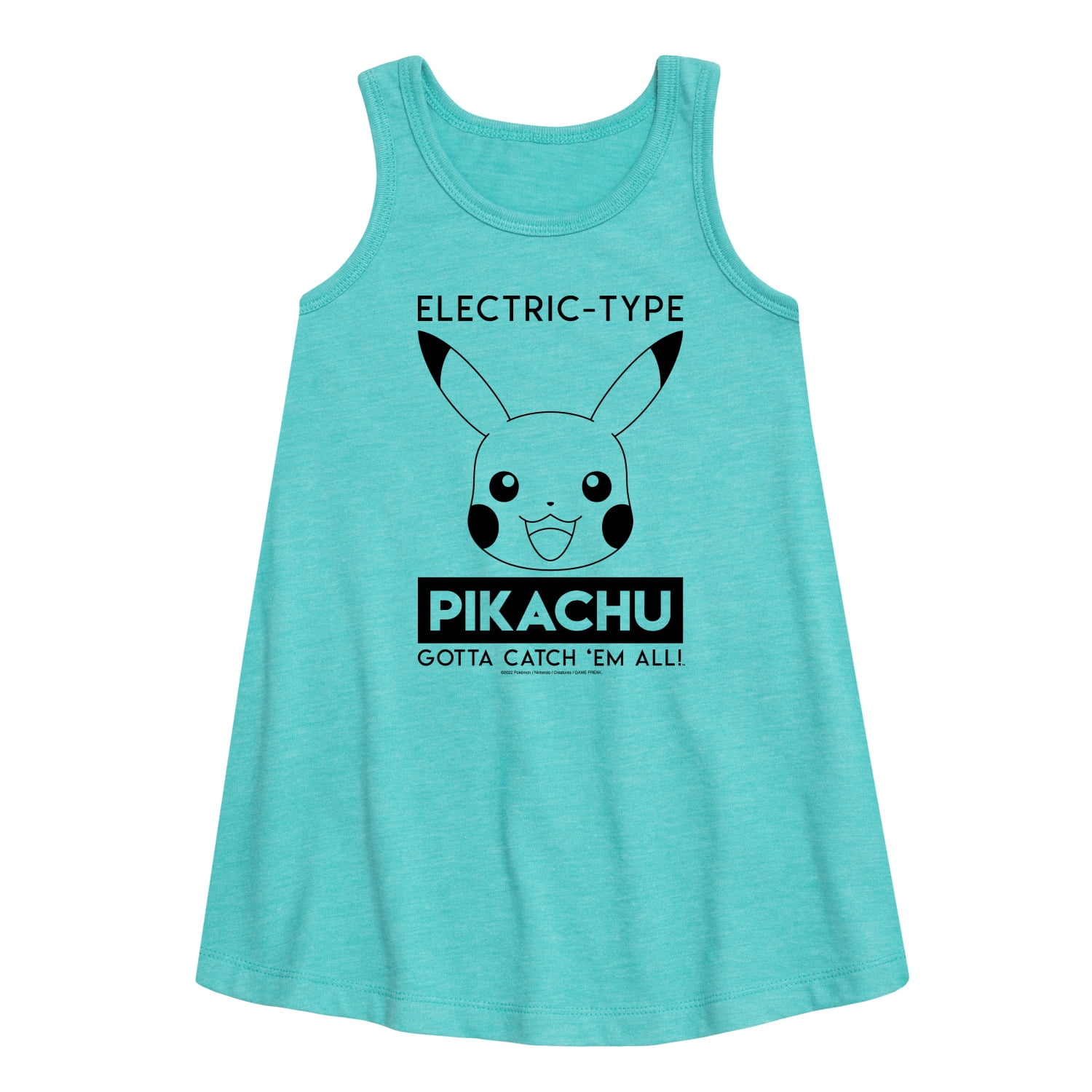 Pokémon - Electric Type Pikachu - Youth Girls A-line Dress - Walmart.com