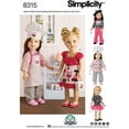 Simplicity Crafts Doll Clothes Pattern, 1 Each - Walmart.com