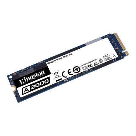 Kingston A2000 - SSD - encrypted - 1 TB - internal - M.2 2280 - PCIe 3. ...