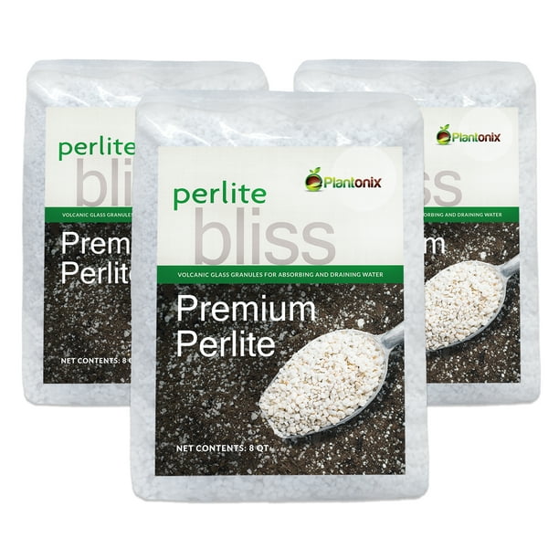 Plantonix Perlite Bliss Premium Horticultural Grade Perlite - 24 Quarts ...
