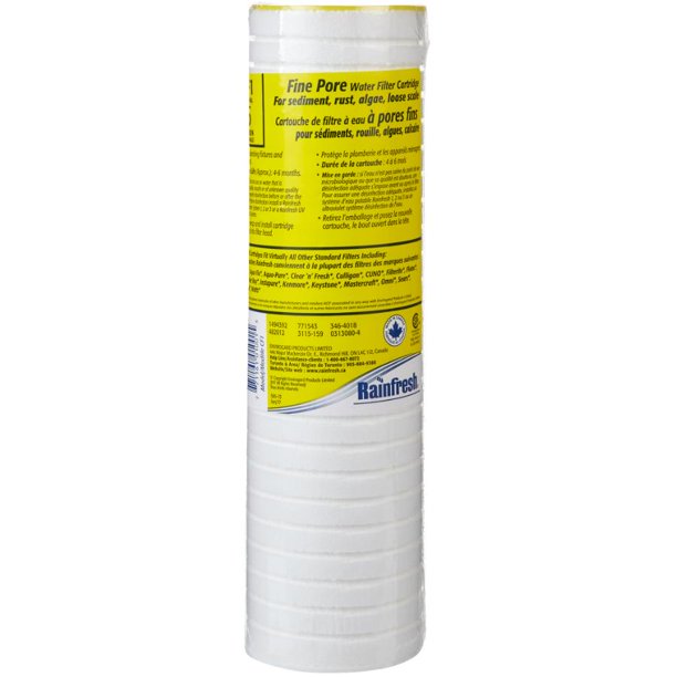Fine Pore Sediment Filter Cartridge - 5 Micron - Walmart.ca
