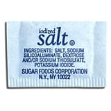 Salty Ernie Individual Salt Packets, Iodized Table Salt, 0.6g Each, 200 ...