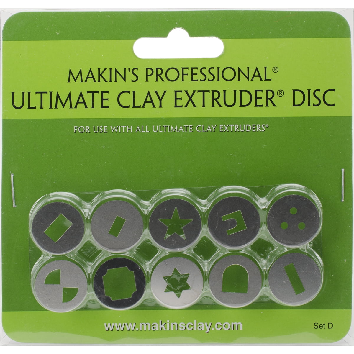 Makin's Professional Ultimate Clay Extruder Discs 10/Pkg-Set D ...