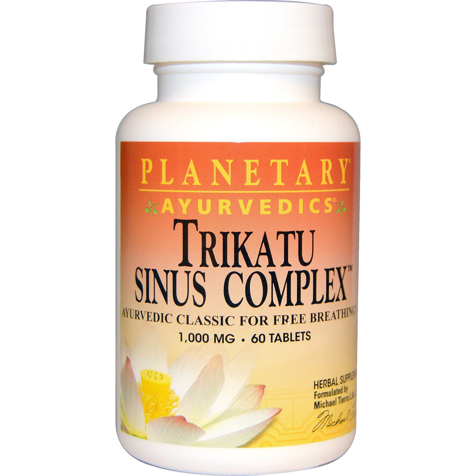 Planetary Herbals Ayurvedics, Trikatu Sinus Complex, 1,000 mg, 60 ...