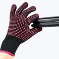 Professional heat-resistant hair styling gloves with Silicone Bumps for ...
