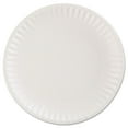 Ajm Packaging Gold Label Coated Paper Plates, 9" Dia, White, 100/pack ...